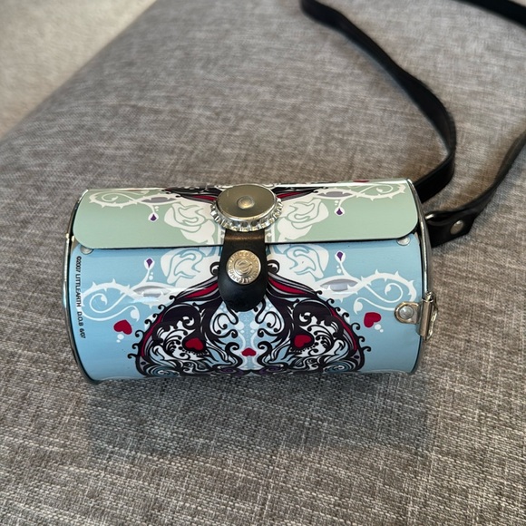 Little Earth | Bags | Littlearth Little Earth Y2k Metal Mini Barrel Bag ...